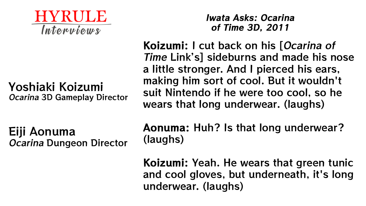 Hyrule Interviews – Set Side B