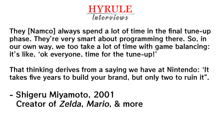 Hyrule Interviews – Set Side B