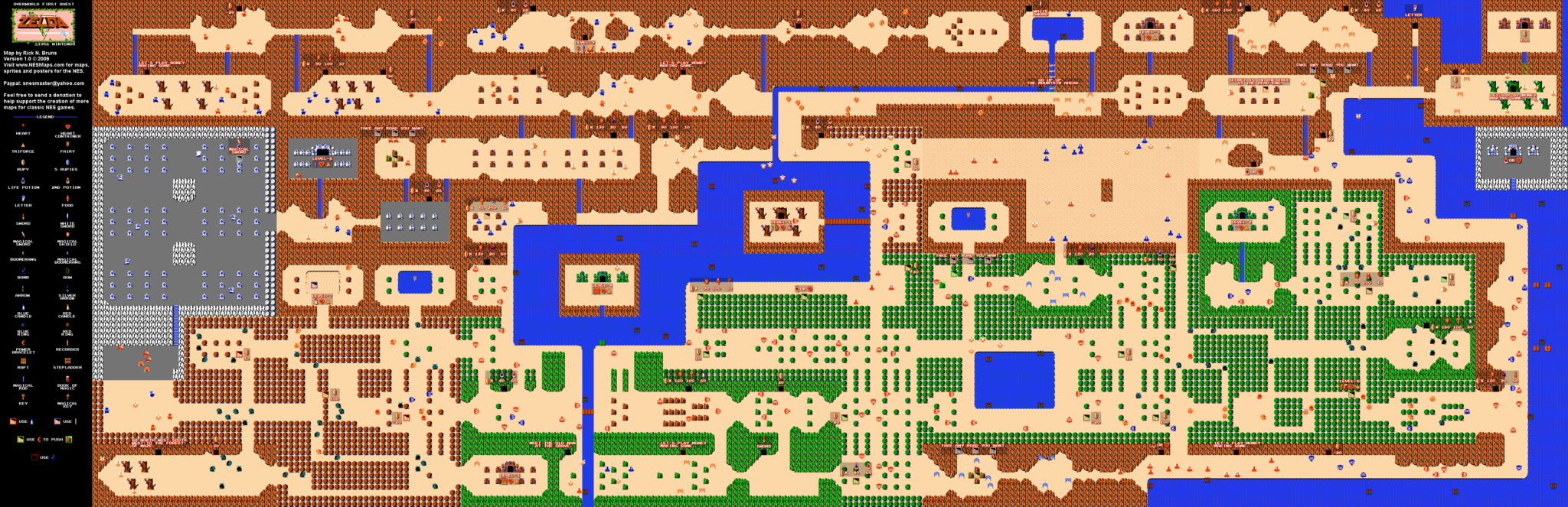 NES Maps and SNES Maps – Set Side B