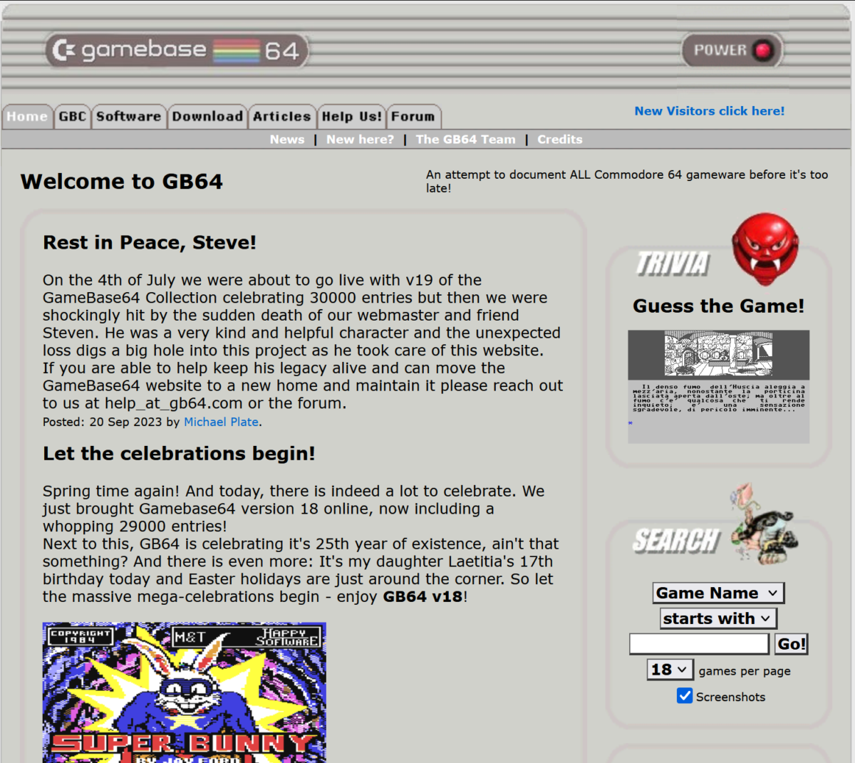 Gamebase 64 is in Trouble – Set Side B