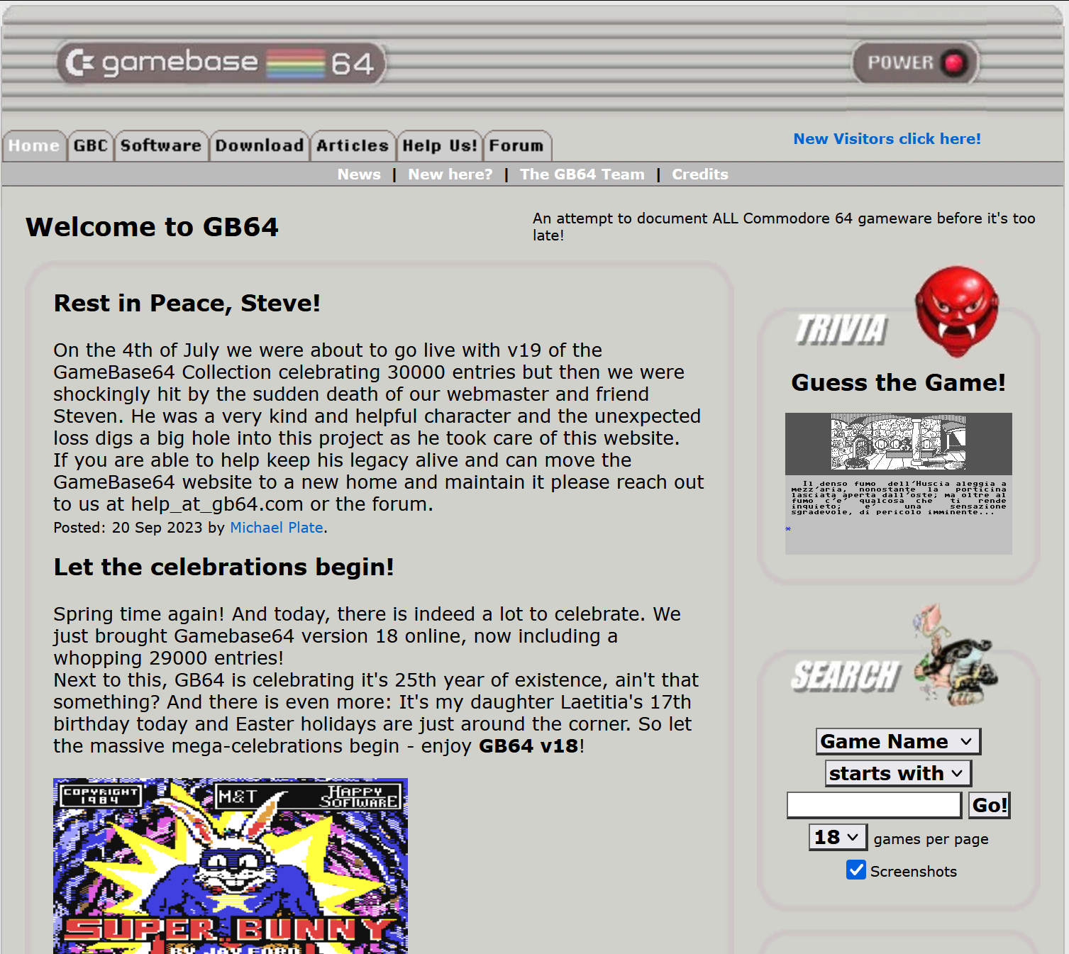 Gamebase 64 is in Trouble – Set Side B