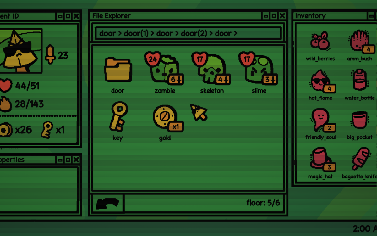 itch.io: Folder Dungeon – Set Side B