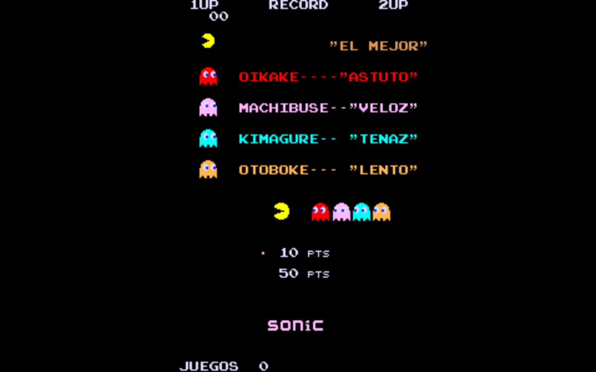 Names For Bootleg Pac-Man Ghosts – Set Side B