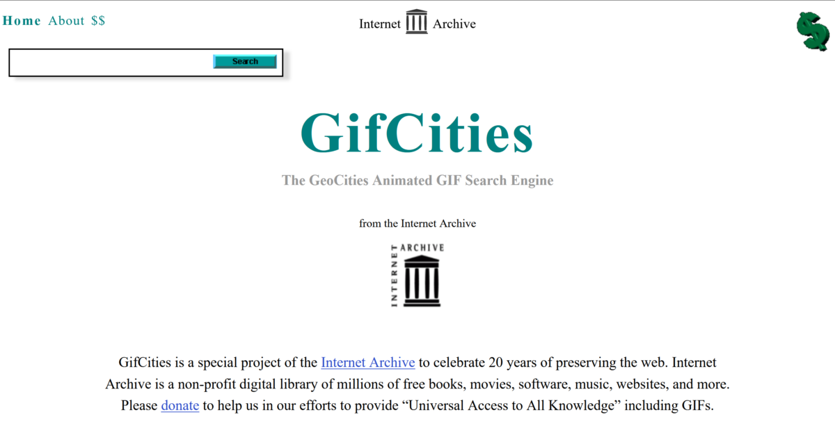 GifCities – Set Side B