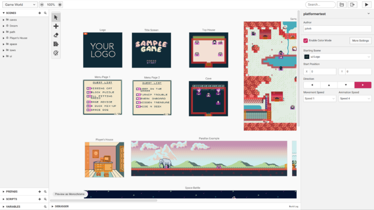 GB Studio & BB Studio – Set Side B