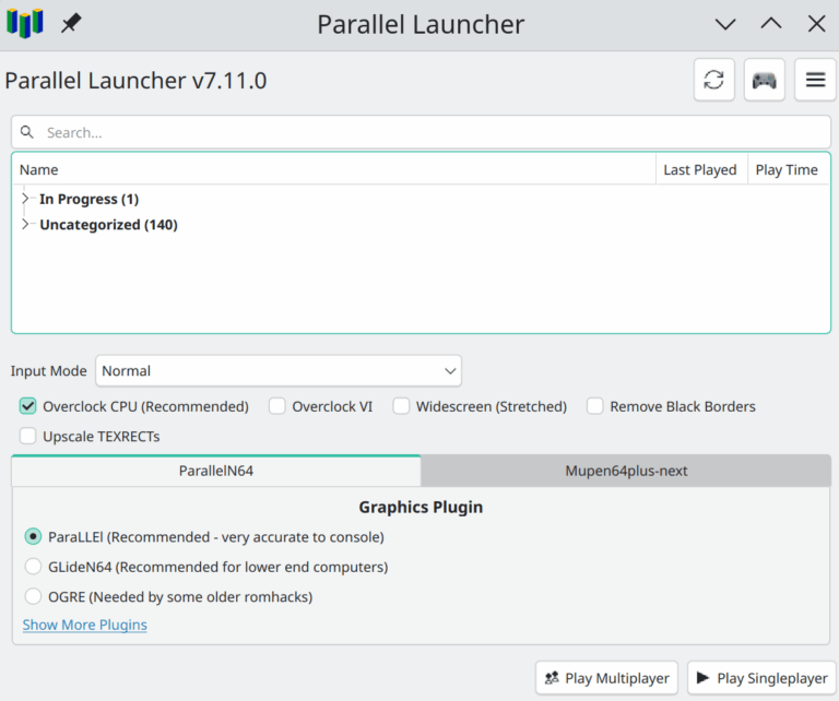 ParallelLauncher – Set Side B